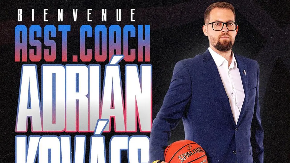 Kosár: Párizsban edzősködik tovább Kovács Adrián