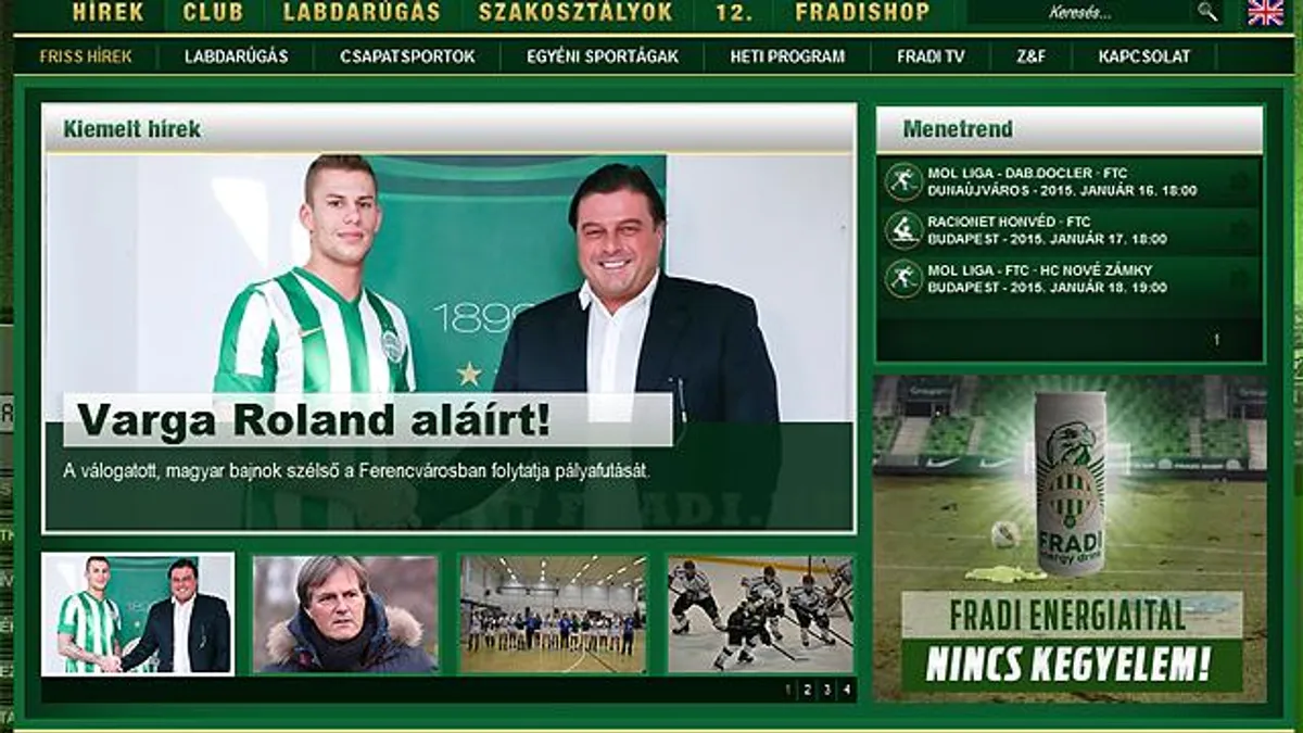 FTC: Varga Roland aláírt, a Fradiban folytatja - hivatalos