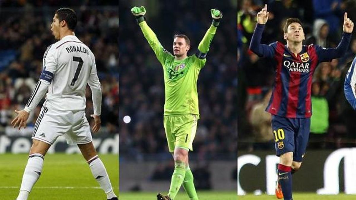 Aranylabda: CR? Messi? Neuer? Beszéljenek a számok! - Nemzeti Sport