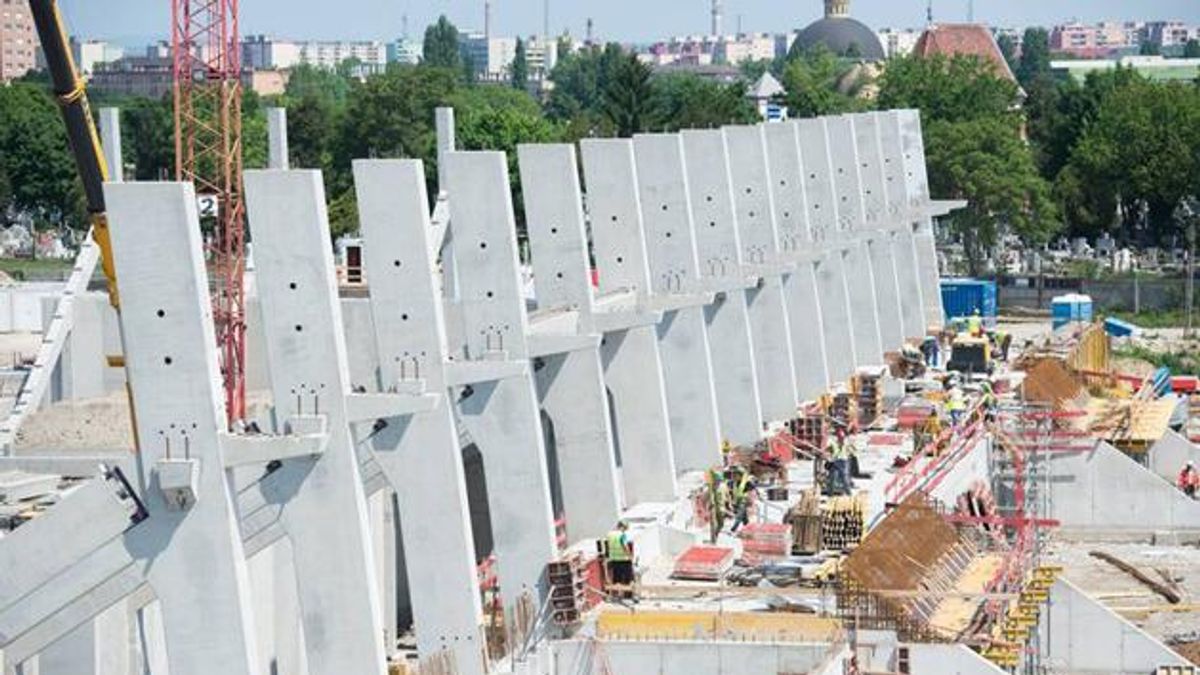 Videoton: így halad az új stadion építése – képek - Nemzeti Sport