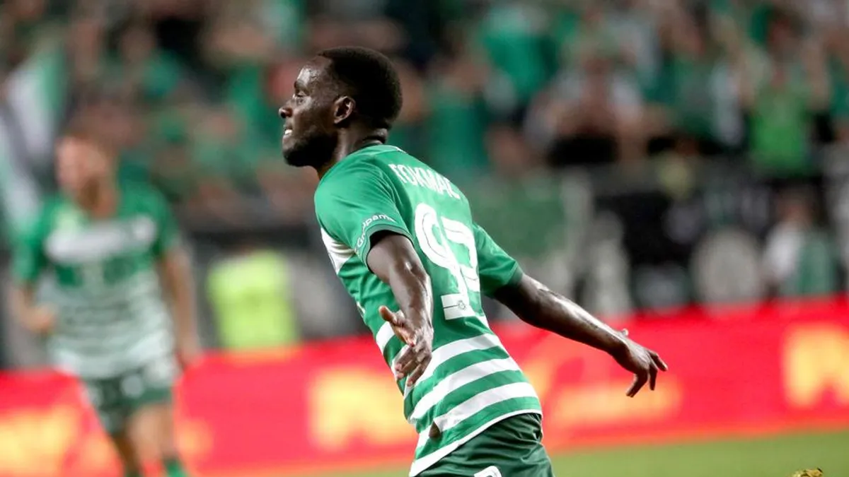 El: Dvali helyett Frimpong a Fradiban a Ludogorec ellen – kezdőcsapatok