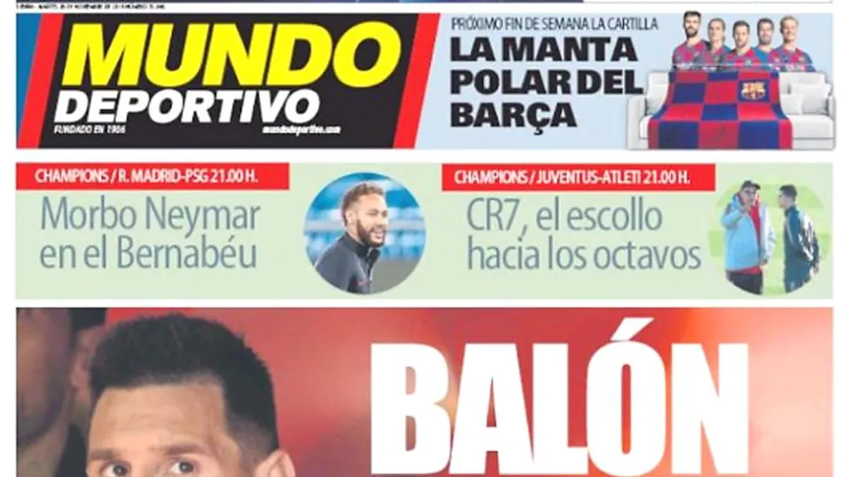 Aranylabda: Messi kapja a díjat hatodszor is – sajtóhír