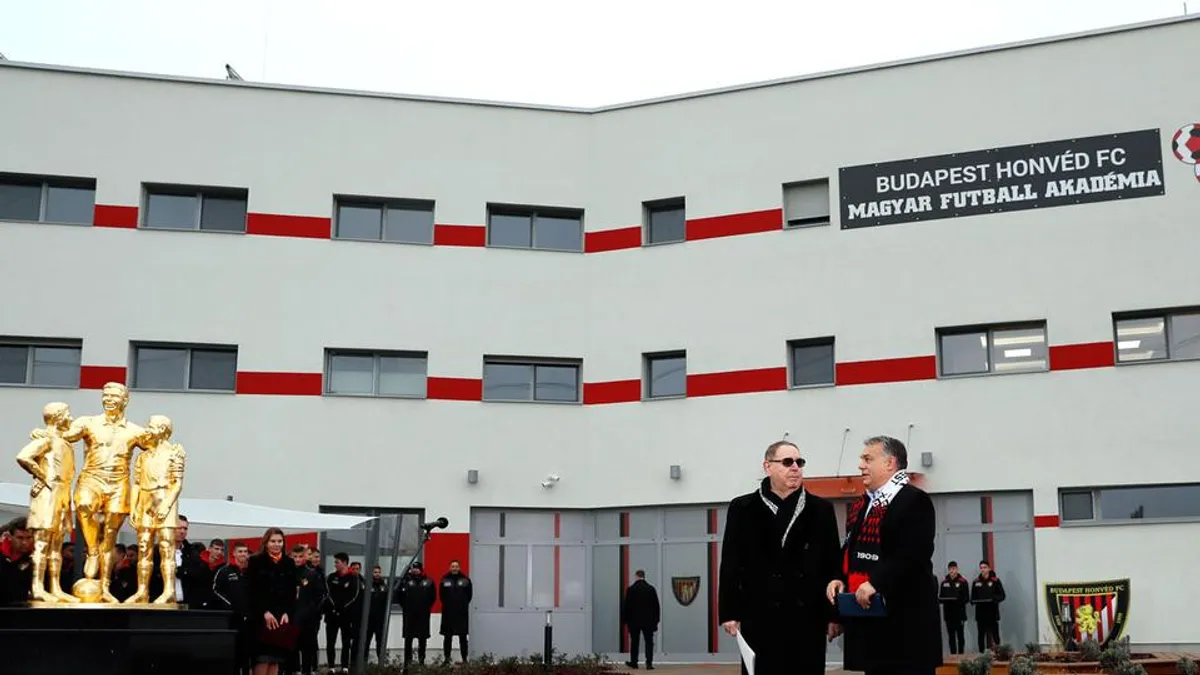 Honvéd: átadták a Magyar Futball Akadémia utánpótlásközpontját