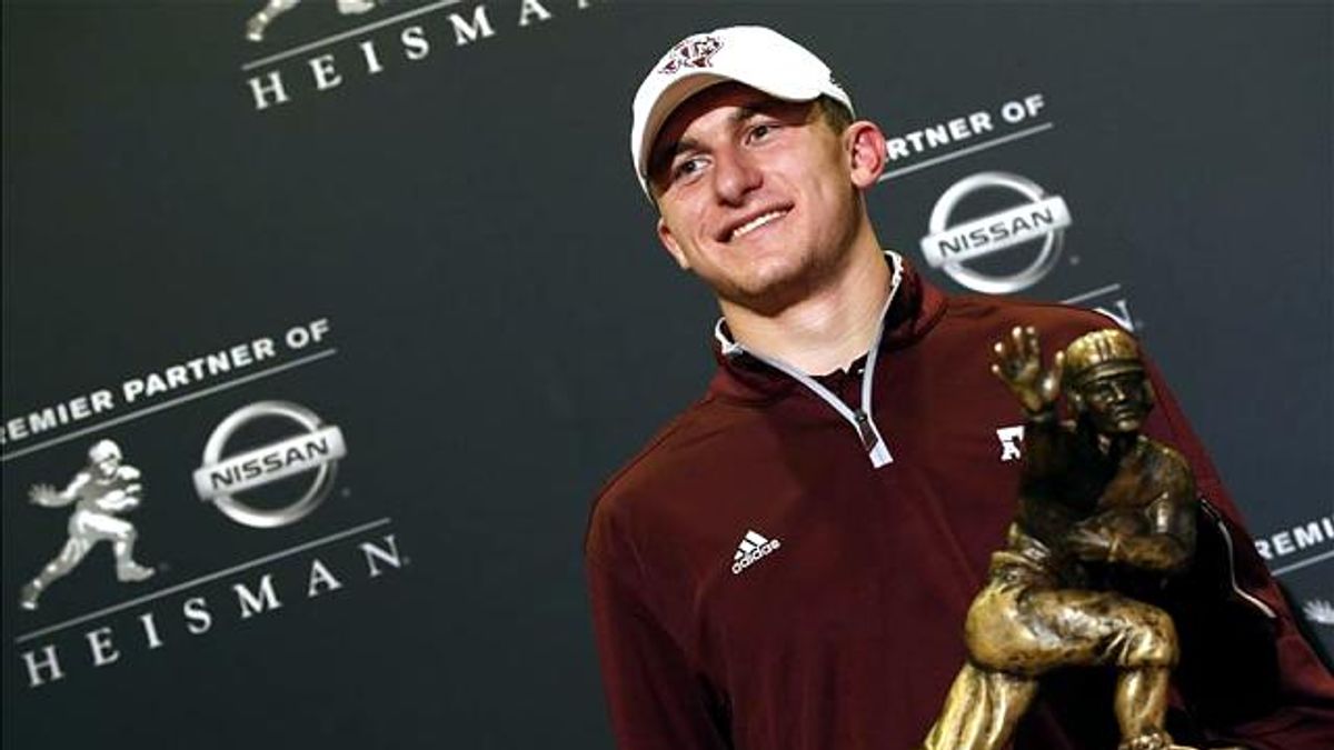 NCAA: Johnny Football az idei legjobb egyetemi játékos - Nemzeti Sport
