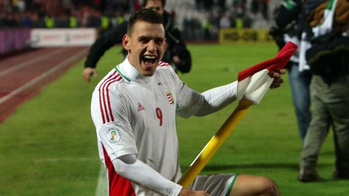 Dzsudzsákék öröme a lelátón, előkerült Szalai „gitárja” - képekben ...
