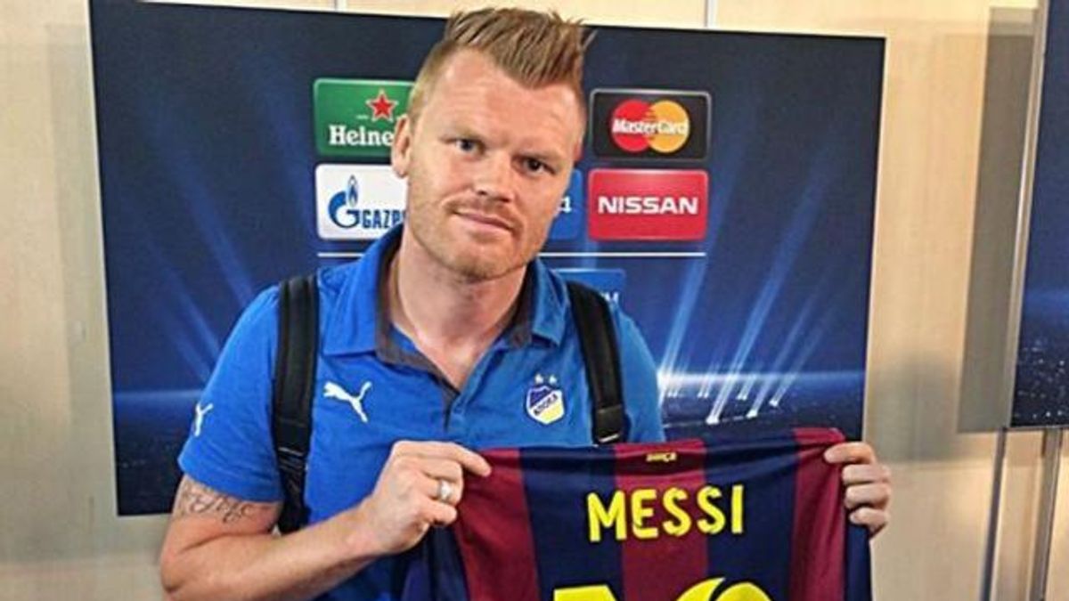 BL: vicces vagy bunkó volt Messi John Arne Riisével? - Nemzeti Sport