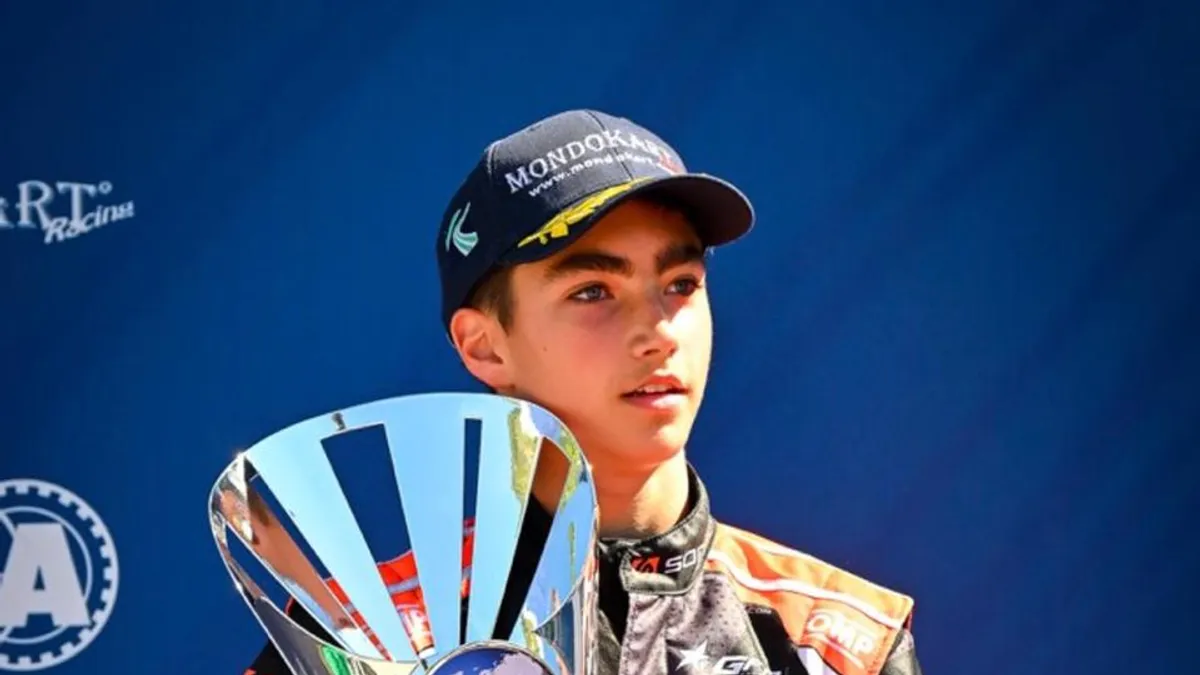 Gokart: Hideg Ádám második lett az FIA-világbajnokságon Gokart: Hideg Ádám második lett az FIA-világbajnokságon