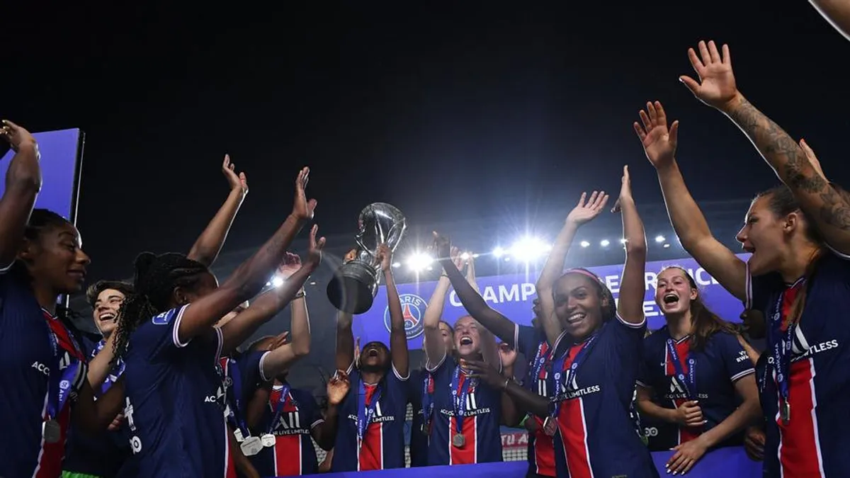 Női foci: a PSG véget vetett a Lyon 14 évig tartó uralmának