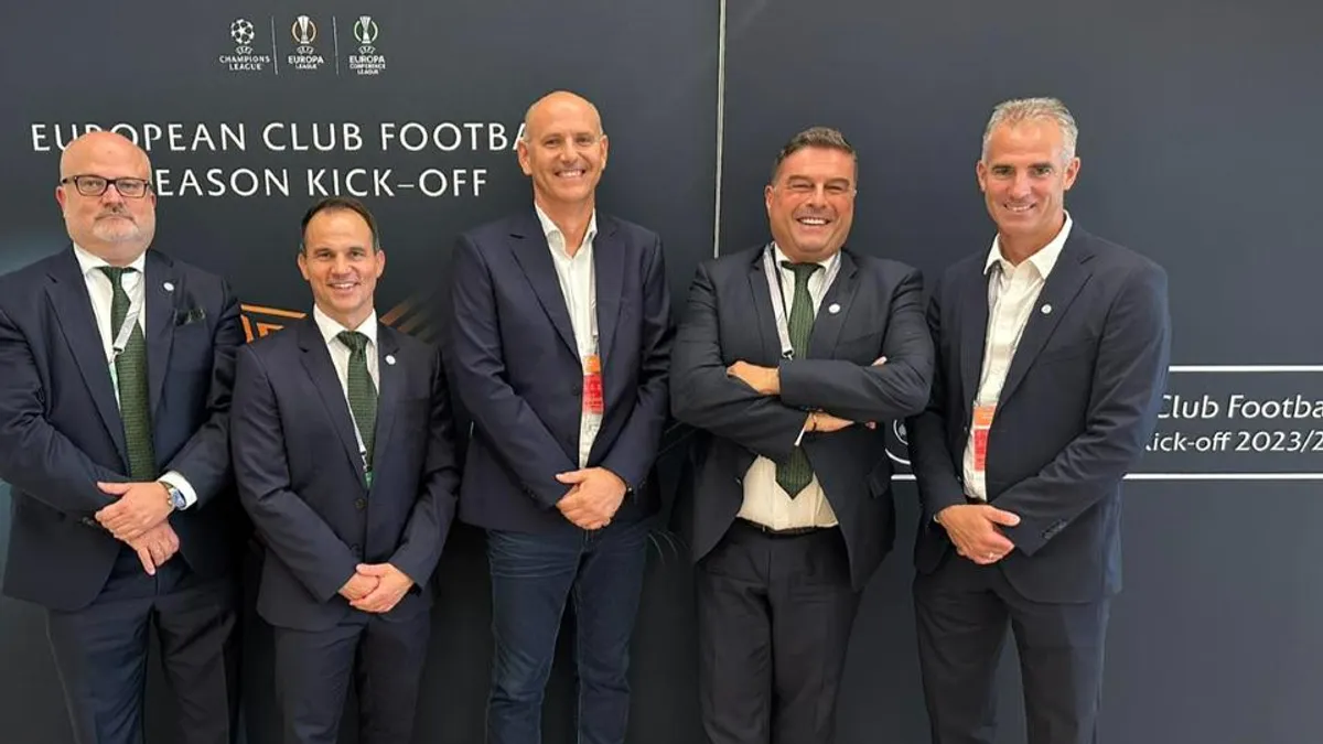 Kép: a Ferencváros és a Topolya képviselői találkoztak Monacóban