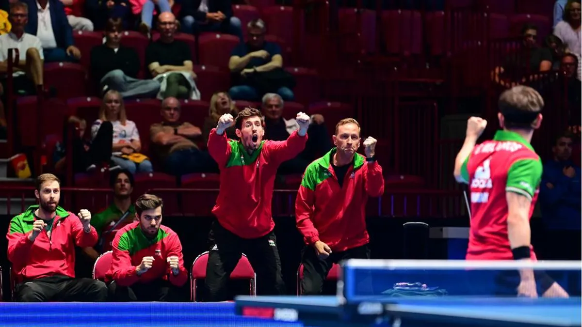 Asztalitenisz csapat Eb: Hatvan percig néma csendben voltunk – Muskó Péter
