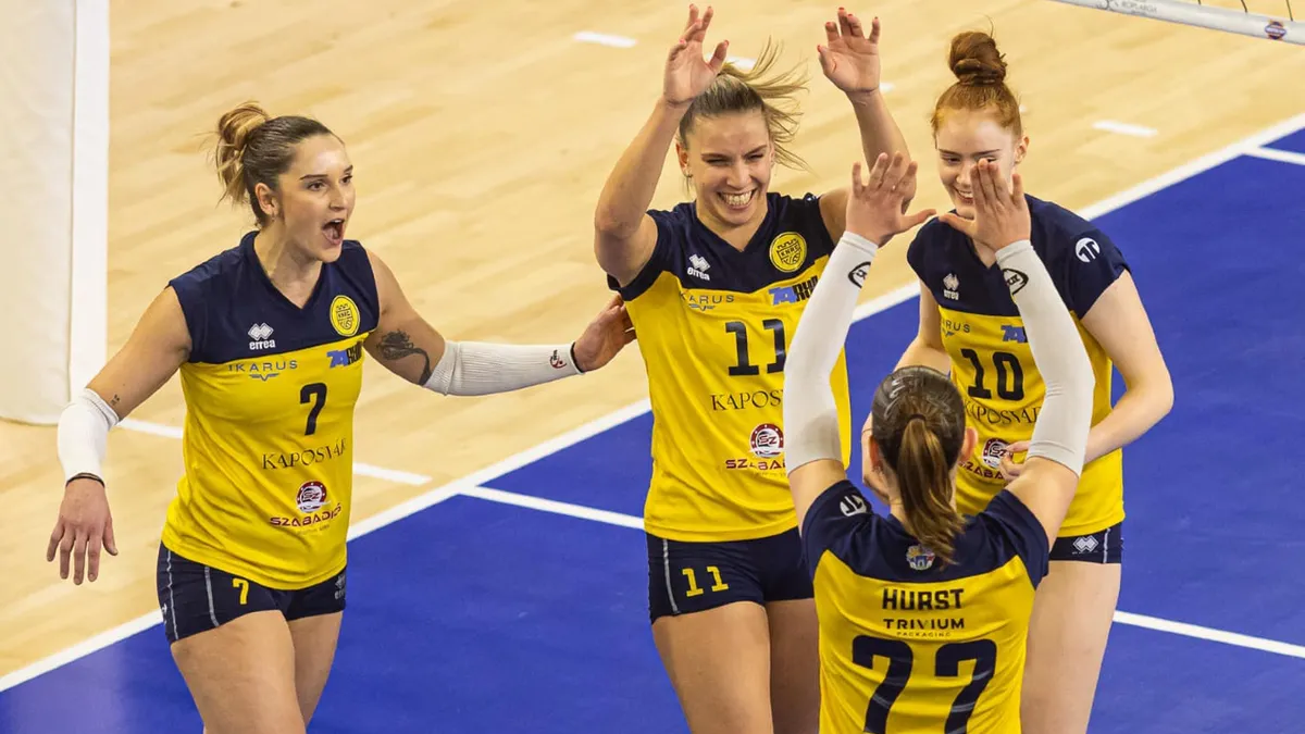 Női röpi Extraliga: Békéscsabán is nyert, közel a döntőhöz a Kaposvár