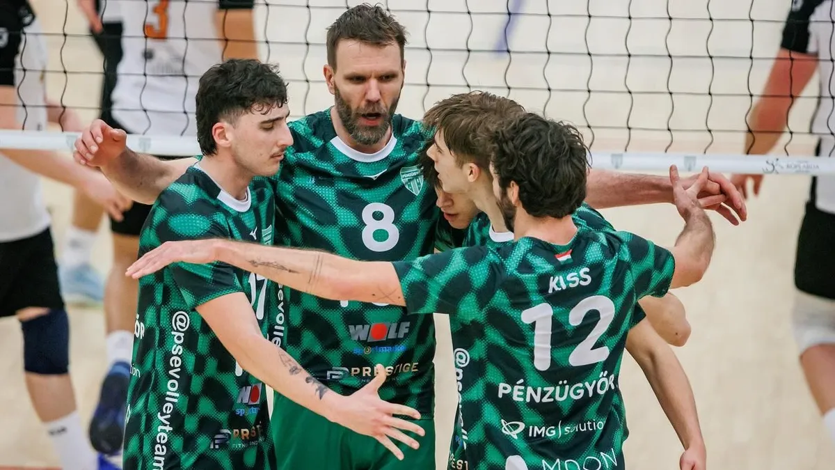 Férfi röpi Extraliga: Dunaújvárosban nyert a Pénzügyőr