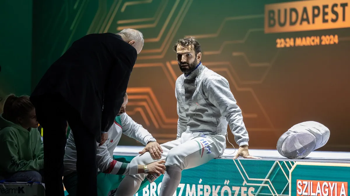 Vívás: „Bízunk benne, hogy nem komoly Szilágyi Áron sérülése”