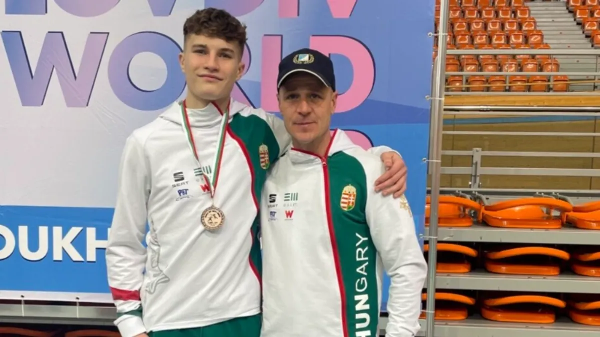 Vívás: a kardozó Tóth Bertalan bronzérmes a plovdivi junior-vk-n
