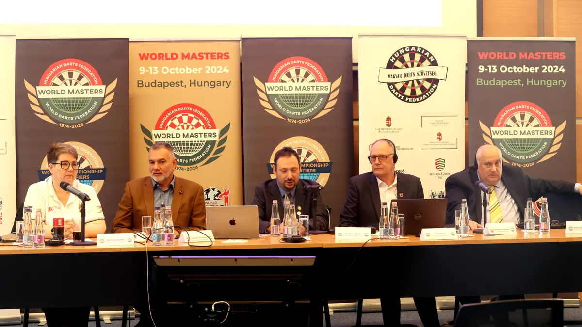 Darts: Budapest ad otthont a WDF World Mastersnek októberben
