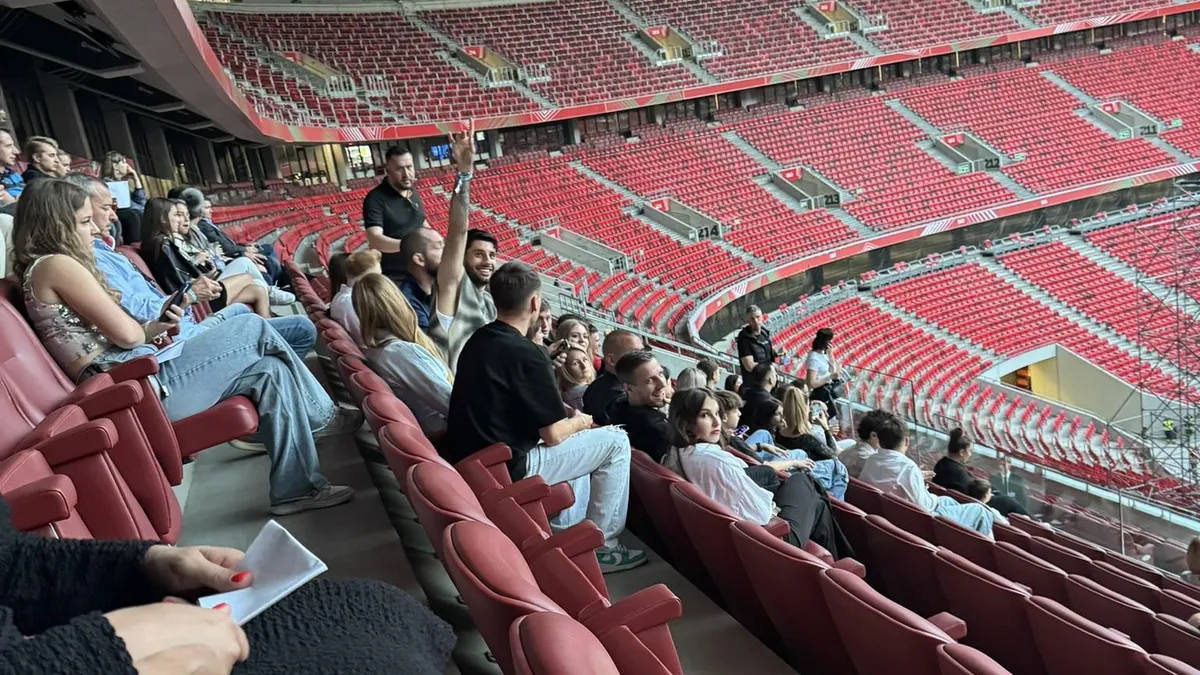 Válogatott játékosok Azahriah koncertjén – fotó