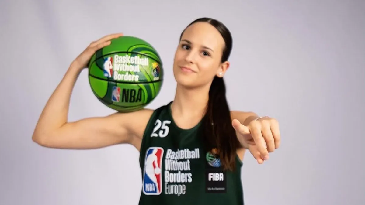 Drahos Leila képviselte Magyarországot a FIBA és az NBA közös táborában