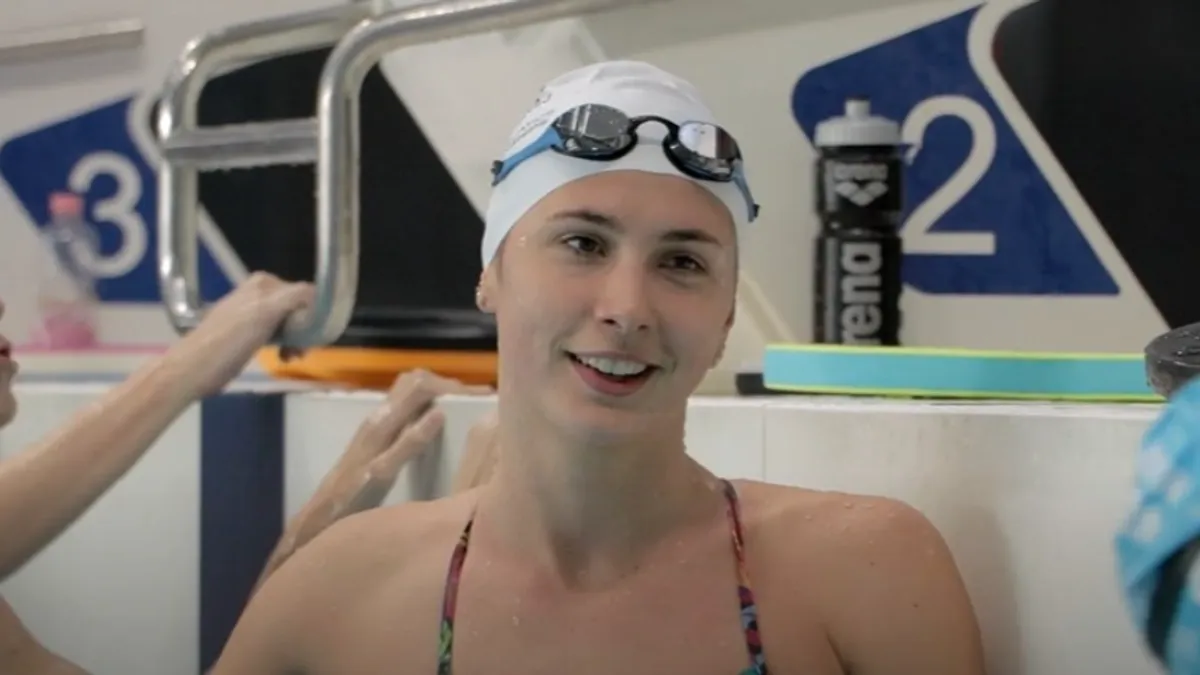 Úszás: Ábrahám Minna itthon készül a párizsi olimpiára – VIDEÓ