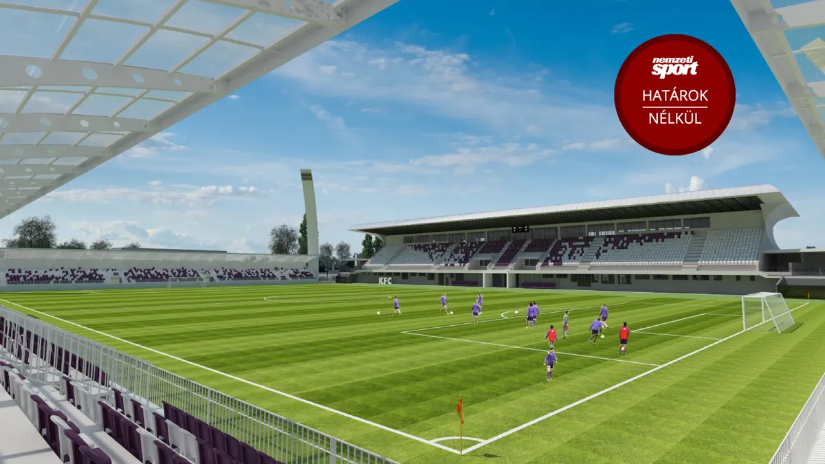 Boldog új éve lehet 2025-ben a stadionja építésével jól haladó Komáromi ...