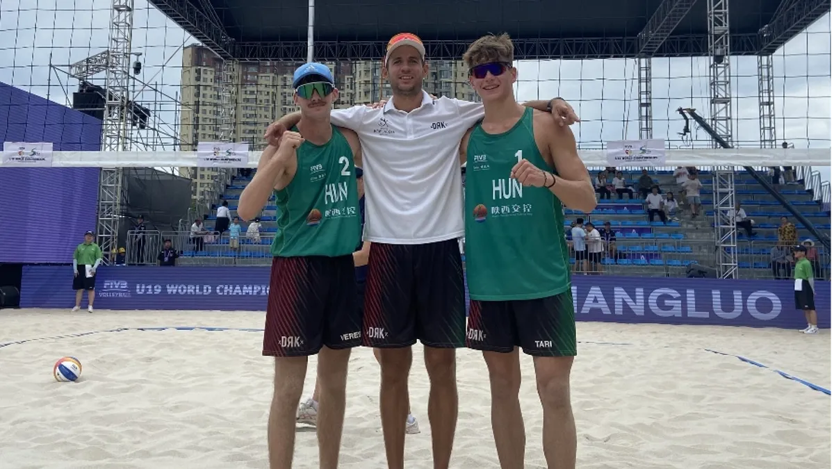 Strandröplabda: a Tari, Veress kettős negyeddöntős az U19-es vb-n