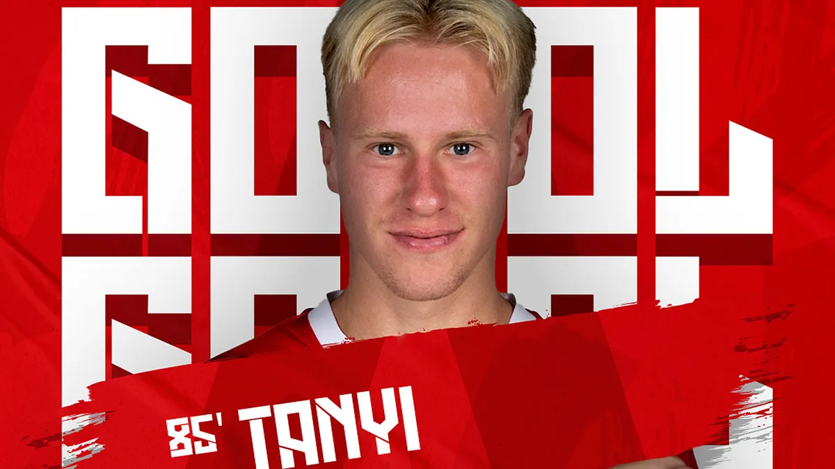 Tanyi Barnabás győztes gólt szerzett Szlovéniában, csapata az első ...