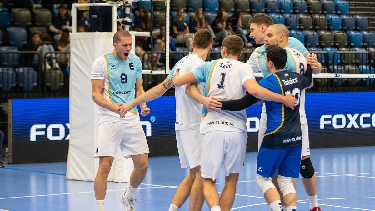 Férfi röpi Extraliga: vendégként győzött a MÁV Előre