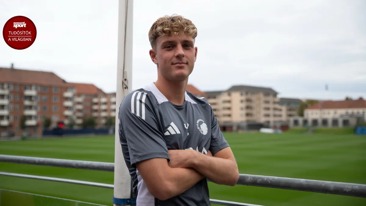 Az FC Köbenhavnban fejlődik a magyar futball ígérete, Németh Hunor