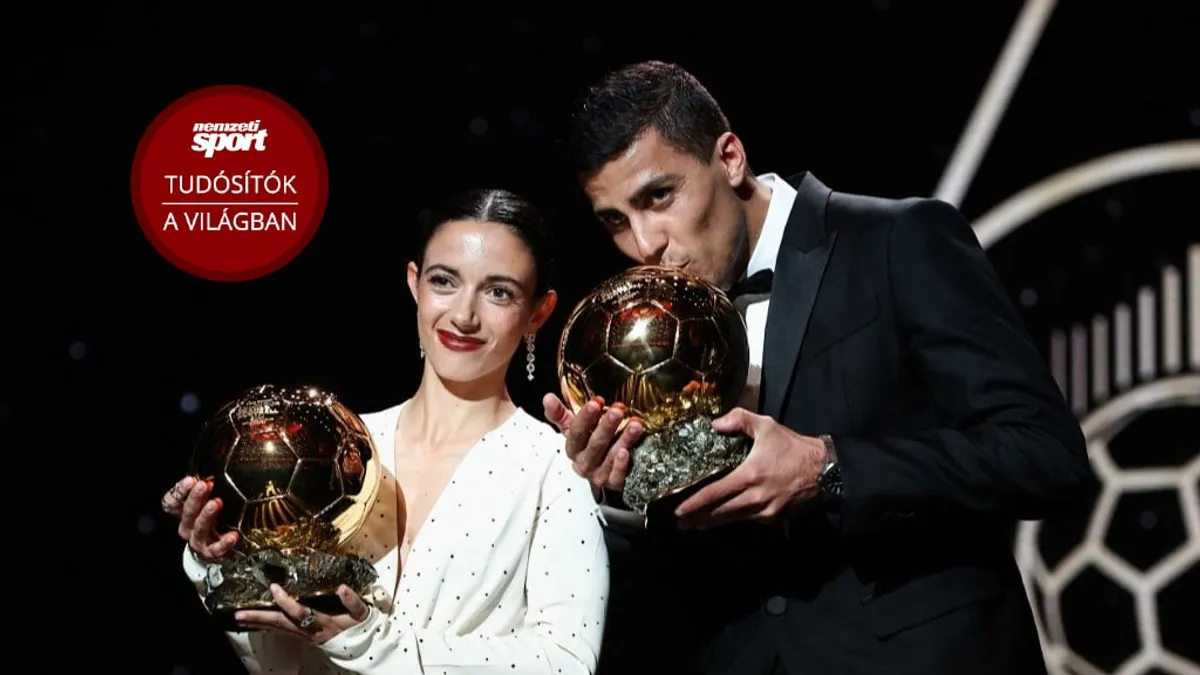 Rodri és Bonmatí nyerte a 2024-es Aranylabdát