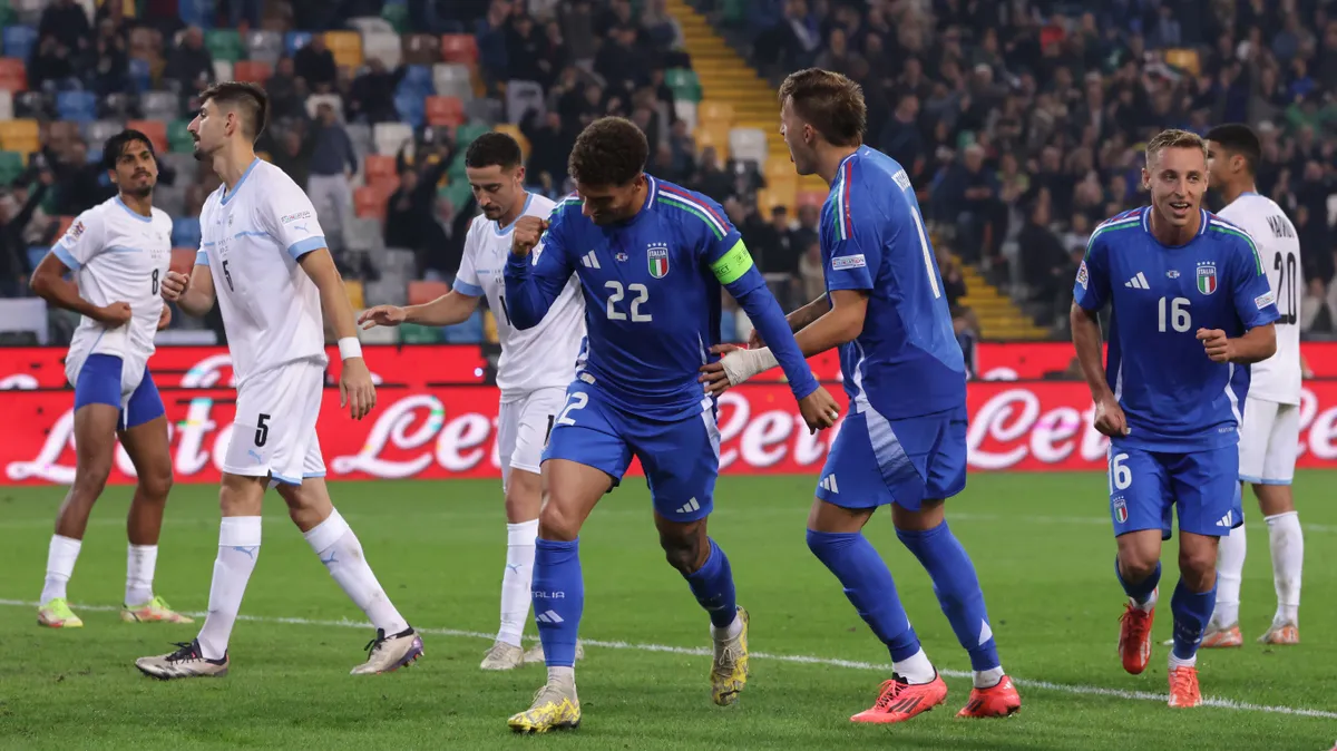 Abu Fani szögletből szerzett gólt, de az olaszok így is simán nyertek ...