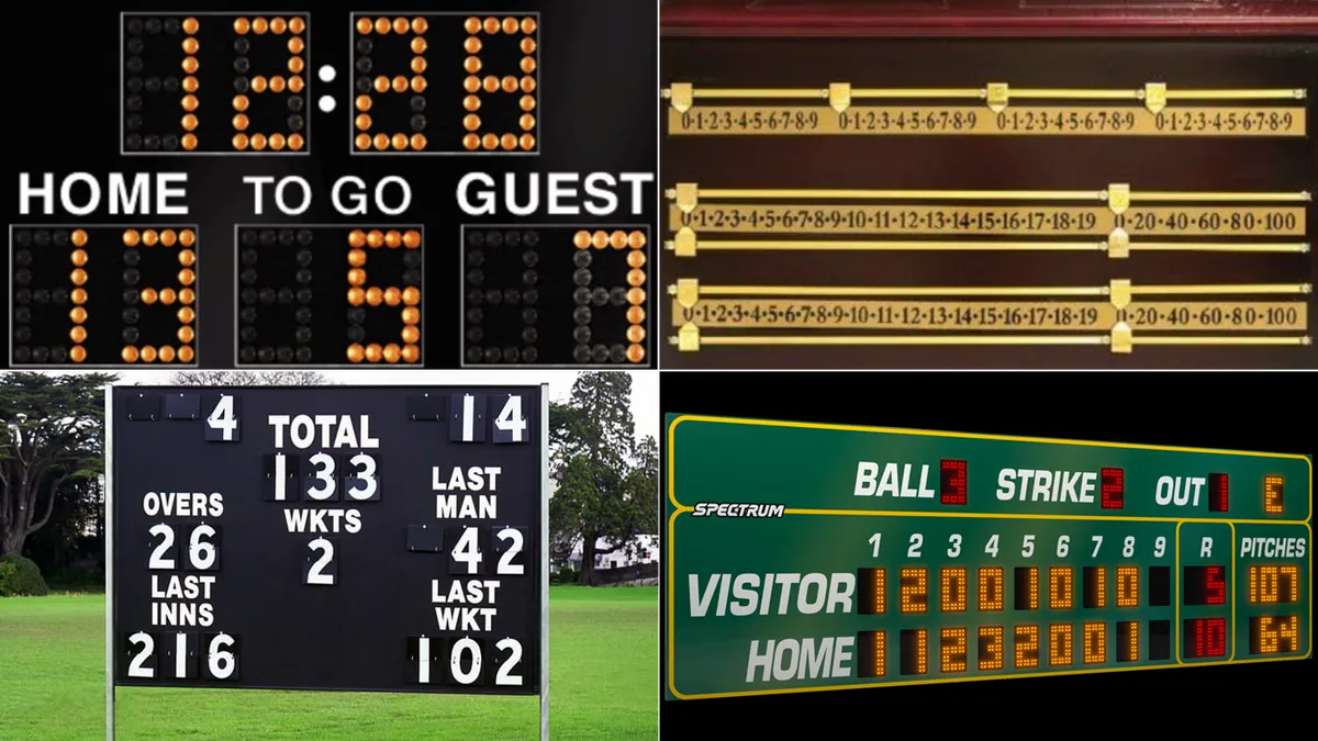 Melyik sportág eredményjelzőjét látja a képen? – kvíz