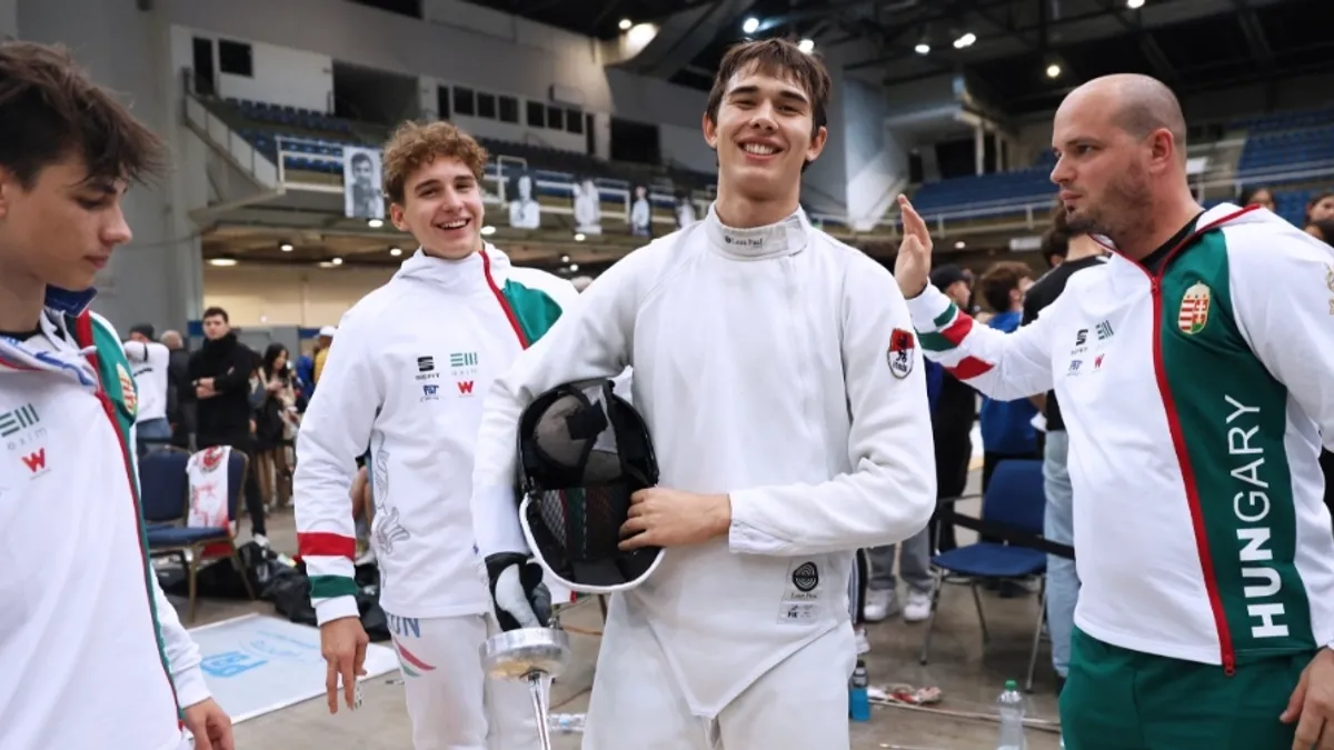 Vívás: a párbajtőröző Petrovszki Áron duplázott a kadét ob-n