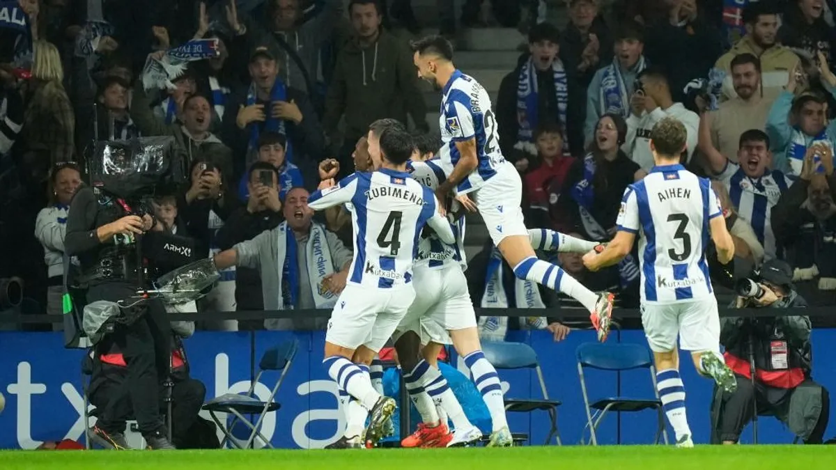 A Real Sociedad legyőzte a csak lesgólig jutó Barcelonát