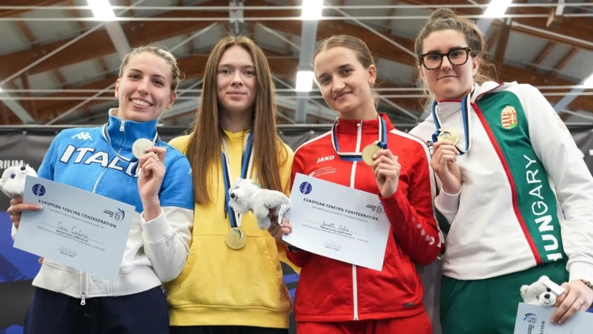 Vívás: Gachályi Gréta és Tóth Gergely is bronzérmes az U23-as Eb-n