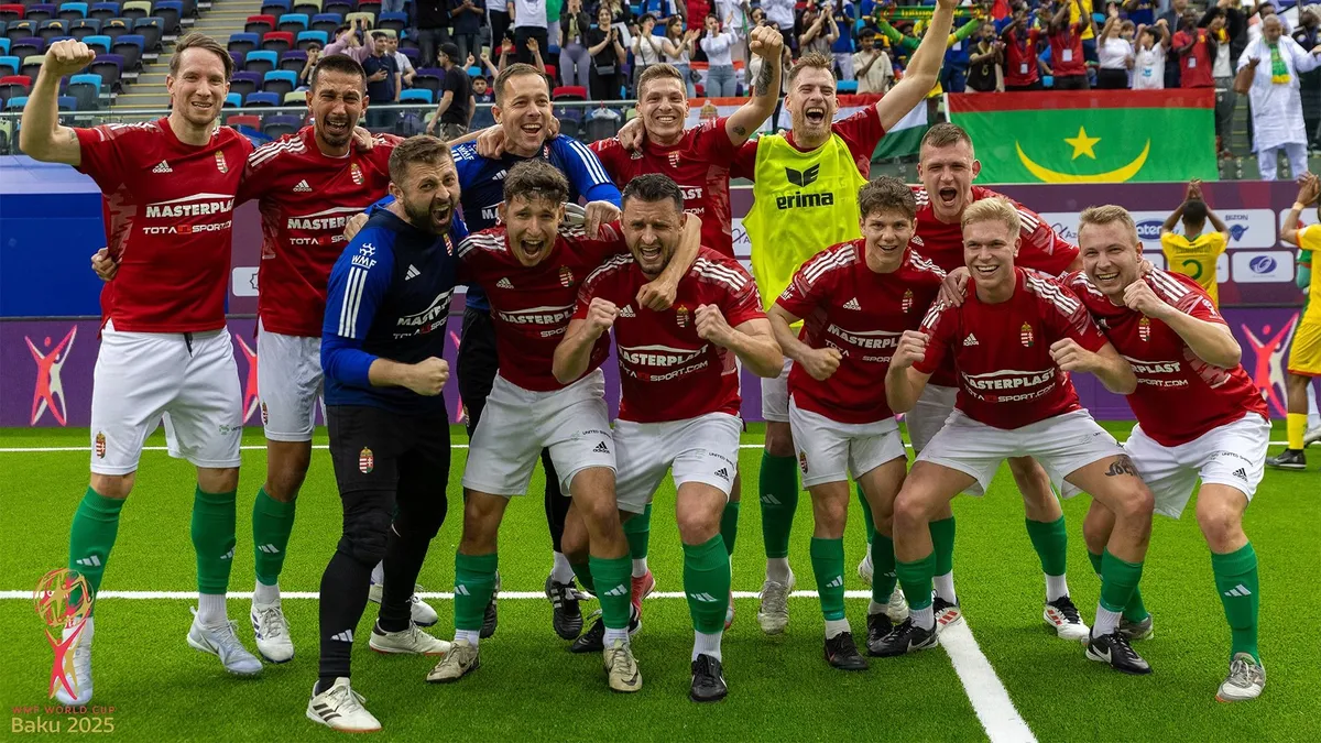 Már a négy között a magyar válogatott a minifutball-vb-n