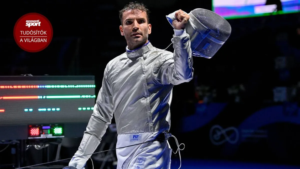 Vívás: Szilágyi Áron a negyeddöntőben búcsúzott a vb-n