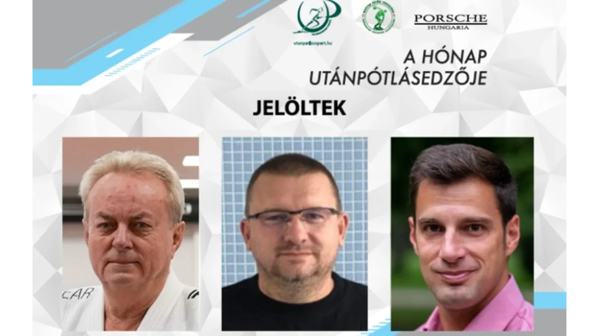 A hónap utánpótlásedzője: június jelöltjei