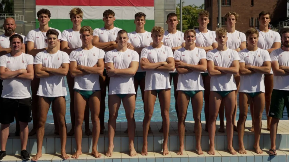 Vízilabda: győzelemmel nyitott az U18-as fiúválogatott az Eb-n