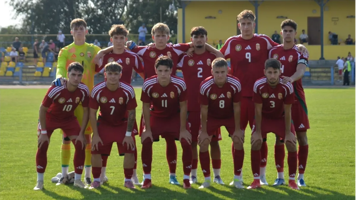U19-es válogatott: vereség a portugáloktól a Vilotic-kupa első meccsén