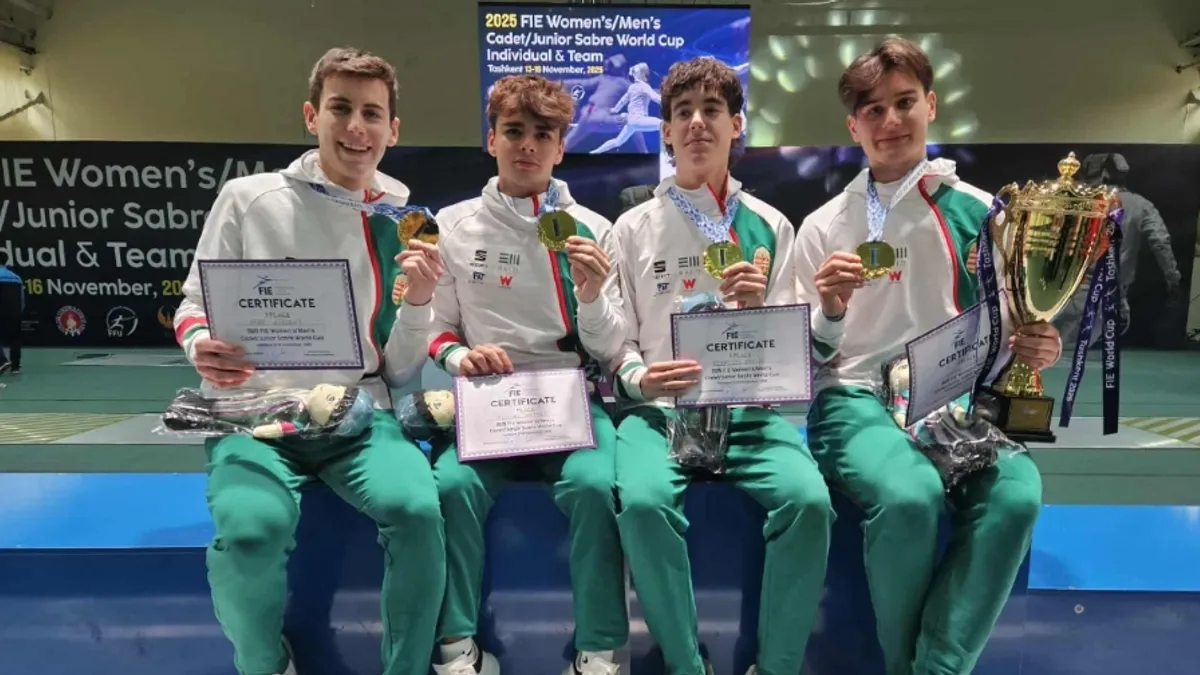 Vívás: junior-világkupaversenyt nyert a férfi kardcsapat