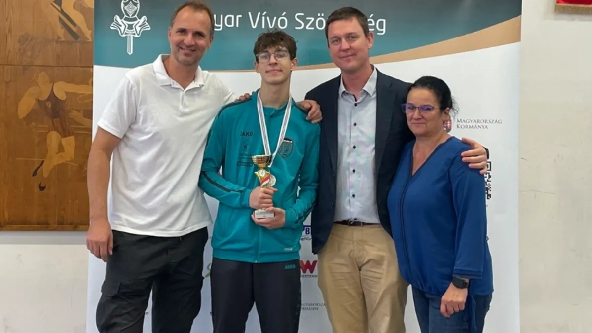 Vívás: klubtörténeti sikereket ér el a Danubiusban Nogula Mór