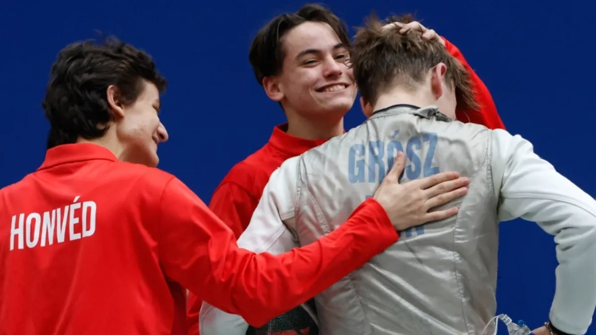 Vívás: csak öt tust akart adni, végül ezüstérmes lett az ob-n Grósz
