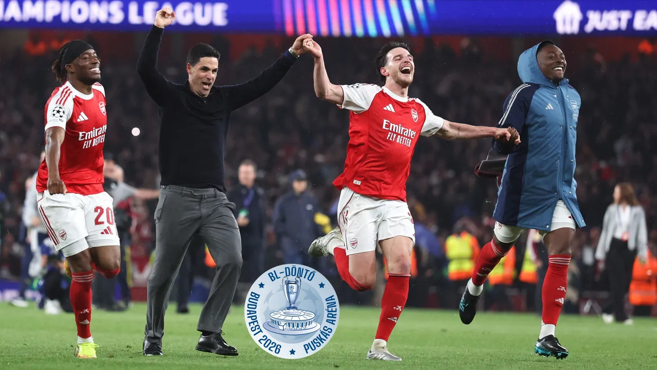 Az „ágyúsok” ott lesznek Budapesten, 20 év után ismét BL-döntős az Arsenal!